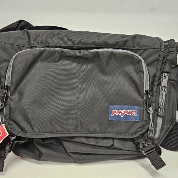 Jansport | Bags | Jansport Tasker Messeger Laptop Backpack Black | Poshmark
